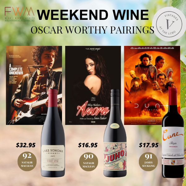 Oscar Worthy Weekend Wines – FWM Canada